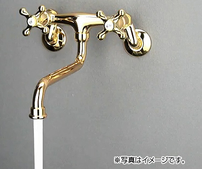 122-007-G｜カクダイキッチン用蛇口 ANTIRA[壁][2ハンドル混合水栓]