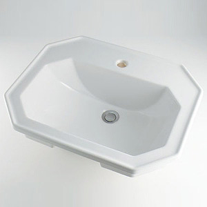 DU-0476580000-00｜カクダイ角型洗面器[デュラビット][1ホール]