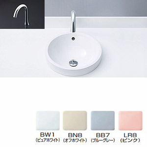 L-2841+AM-210CV1-Pset｜LIXIL洗面器[ベッセル式][円形]