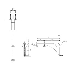 LF-625K｜LIXILブラケット[洗面器・手洗器用取付金具][部材]